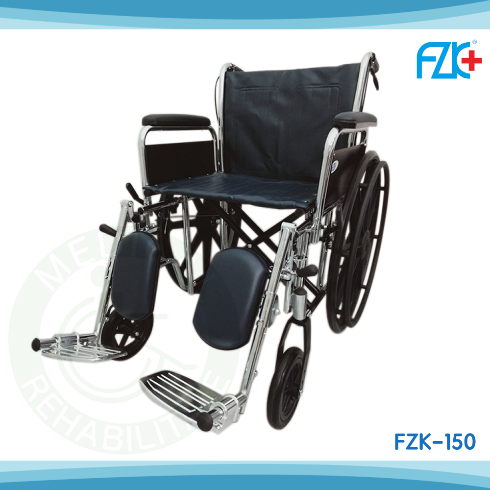 富士康 FZK-150 加寬加重輪椅 手腳可拆 骨科腳 一般腳 座寬 20、22吋 輪椅 – 宏陽復健器材中心